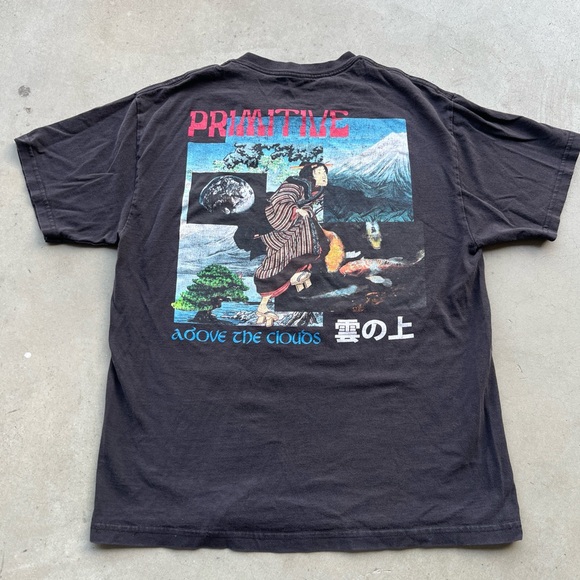 Primitive | Shirts | Primitive Japanese Graphic Tshirt In Black | Poshmark